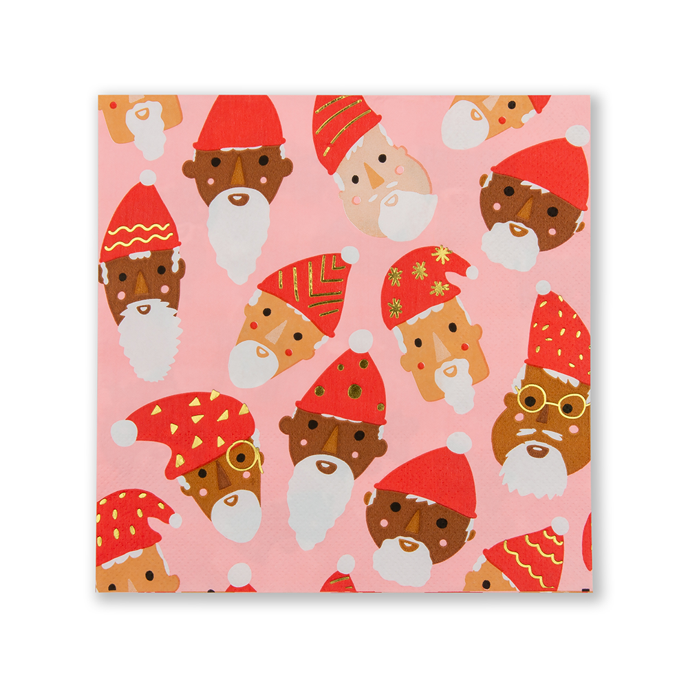 Santa Squad Large Napkins – Mint Museum Store