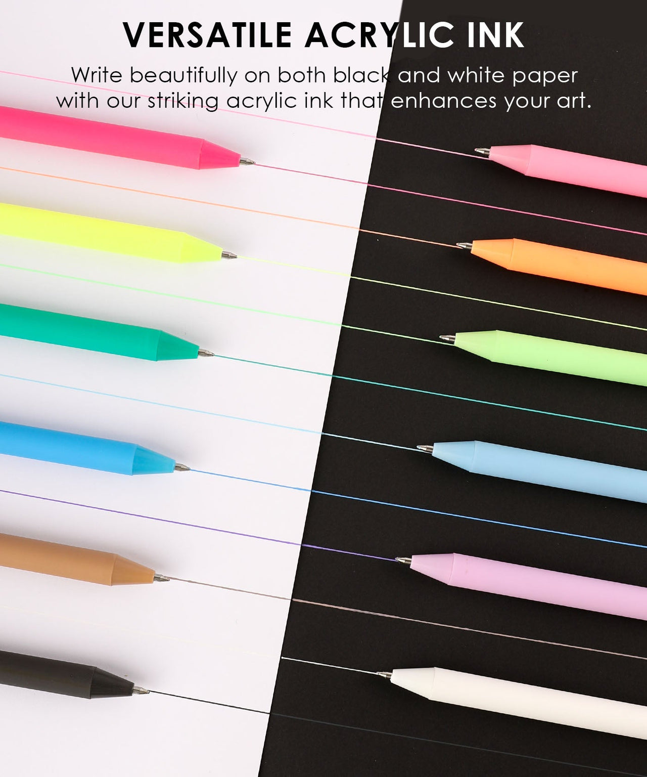 Retractable Colorflow Acrylic Gel Pen Set of 12 – Mint Museum Store